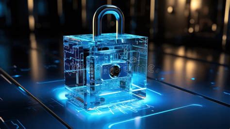 Data Encryption Dreams The Holographic Lock Stock Image Image Of Confidential Connection