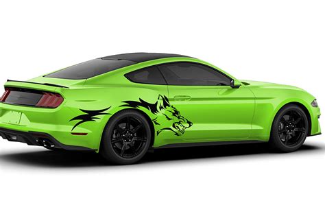 Side Coyote Graphics Vinyl Graphics For Ford Mustang Decals
