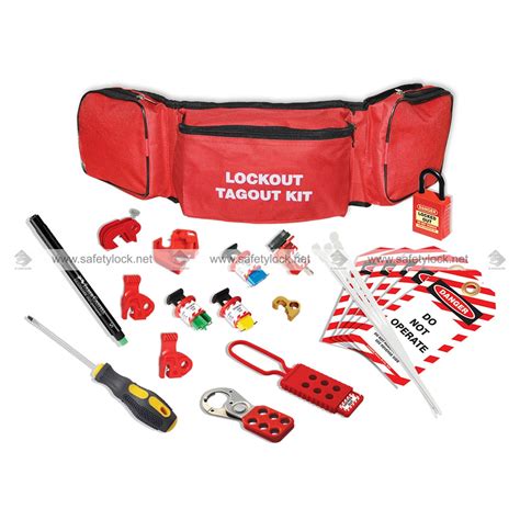 Workplace Safety Lockout Equipment 62 Piece Lockout Tagout Loto Kit