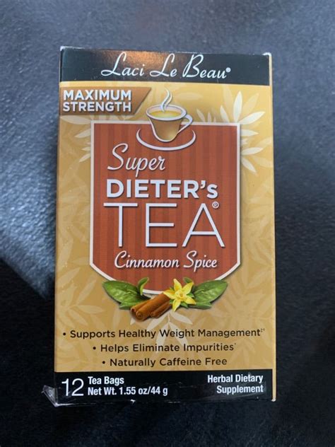 Laci Le Beau Maximum Strength Super Dieters Tea Cinnamon Spice 12 Tea