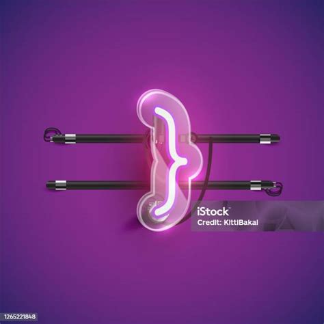 플라스틱 케이스 가 주위에 현실적인 네온 브래킷문자 벡터 일러스트 0명에 대한 스톡 벡터 아트 및 기타 이미지 0명 3차원 형태 네온 Istock