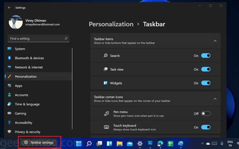 How To Move Taskbar Icon To Left In Windows