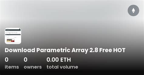 Download Parametric Array 28 Free Hot Collection Opensea