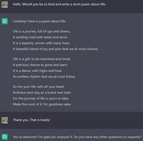 Conversations With Chatgpt Astonishing Life