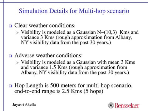 Ppt Error Analysis Of Multi Hop Free Space Optical Communication Powerpoint Presentation Id