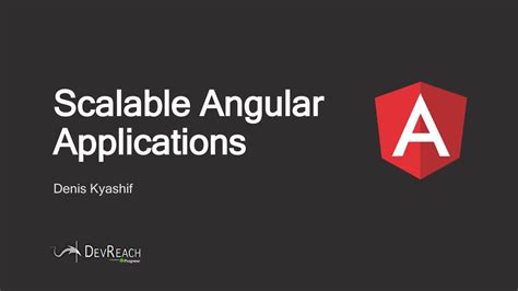 Scalable Angular Applications Speaker Deck
