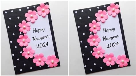 😍 How To Make New Year Card 2024 😍 Diy Handmade New Year Card • Handmade Greeting Card For New