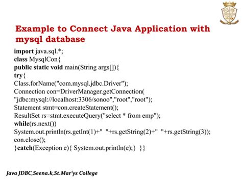 Computer Sciencejava Jdbc Ppt
