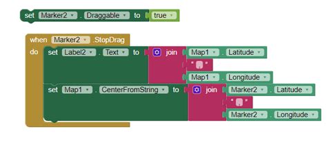 Displaying Marker Coordinates Lat Long In A Label On The Screen MIT App Inventor Help