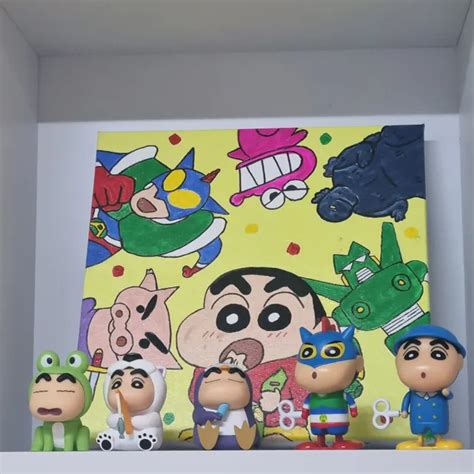 짱구 그림그리기 세트 15종 Diy 취미 캐릭터 유화그리기 집순이 취미용품 집콕템 에이블리