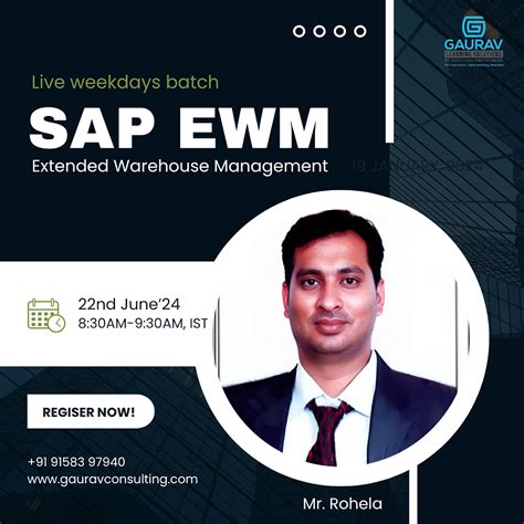 Sap Ewm Online Training Gaurav Consulting