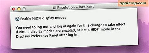Aktifkan Mode Tampilan Hidpi Di Mac Os X Lion Dengan Quartz Debug