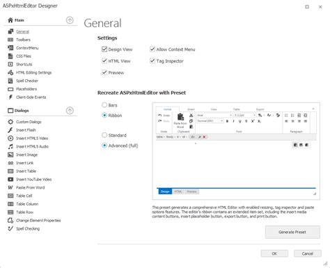Html Editor Designer Aspnet Web Forms Controls Devexpress Documentation
