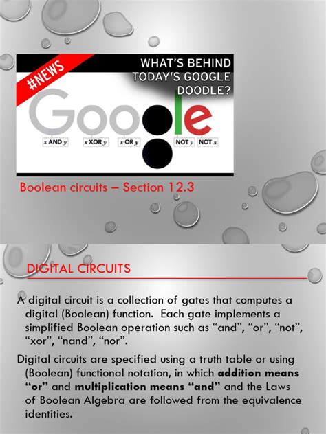 More On Boolean Functions Pdf Logic Gate Boolean Algebra