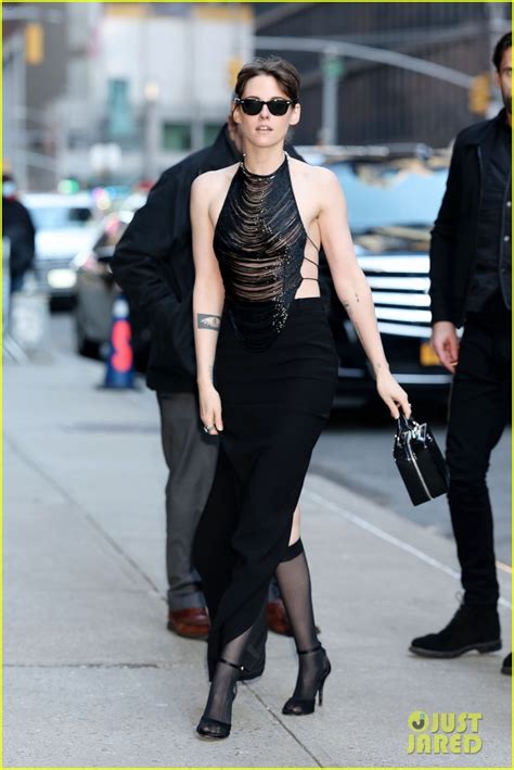 Kristen Stewart Goes Pantsless In Sweater Inspired Underwear Look