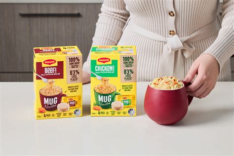 New Maggi Mug Noodles Set To Reduce Plastic Packaging Nestlé Australia