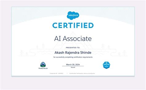 Akash Shinde On Linkedin Aiassociate Salesforcecertified Einsetinai