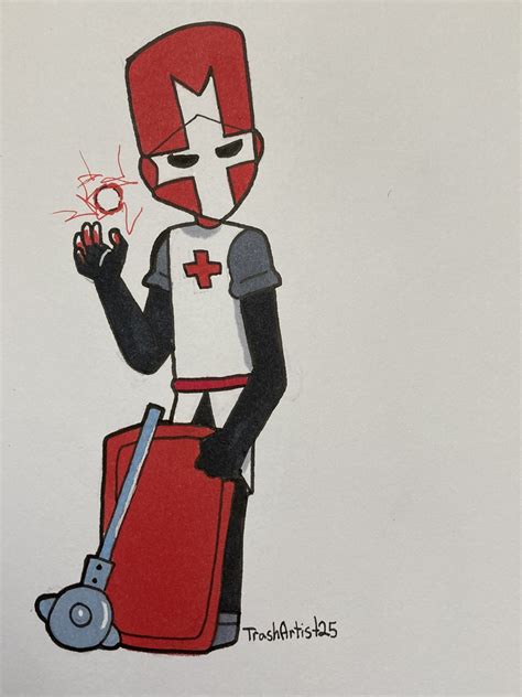 Red Knight Castle Crashers By Trashartist25 On Deviantart