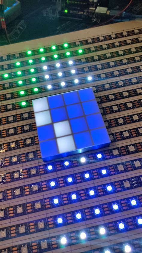 Led Diffuser Grid For Ws2812b Strips Display By Joanvdp Download Free
