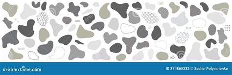 abstract blotch shape liquid shape elements random blotches and
