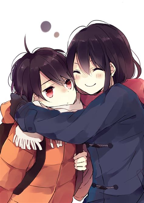 Anime Sisters Hugging
