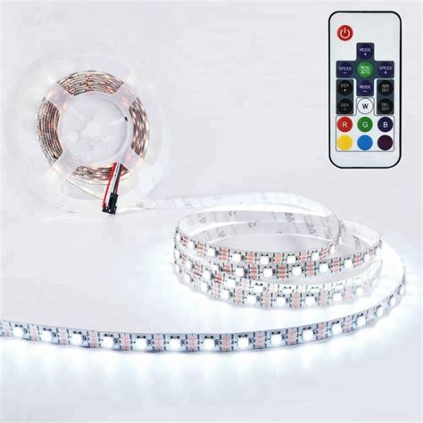 Digital Flexible DC5V Programmable RGB Ws2812b LED Strip SMD5050 Magic Dream Color Outdoor LED