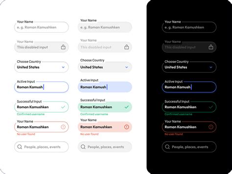 Input UI Design Inspiration Behance