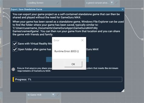 Experimental Build Does Not Make A Stand Alone Game Vr And Windows