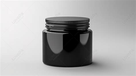멋진 검은색 항아리 포장 모형 흰색 배경에 3d 렌더링된 격리 포장 모형 배경 플라스틱 포장 배경 굉장히 멋진 배경 이미지 Hd 포장 모형 플라스틱 포장 굉장히
