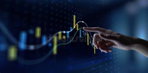 Interactive Financial Data Visualization And Analytics Stock Image Image Of Corporate Graphs
