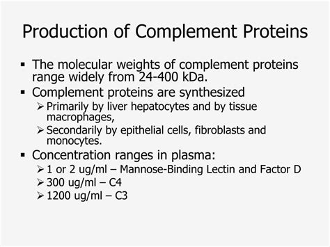 Ppt The Complement System Powerpoint Presentation Free Download Id