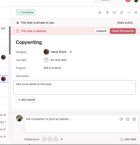 Subtasks Generated That Are Not Attached To A Main Task Closed Asana Forum