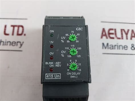 Gic General Industrial Mg Bh Voltage Monitoring Relay Aeliya Marine