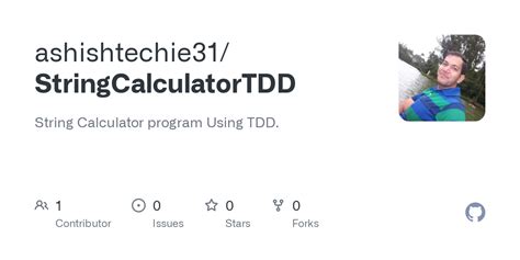 GitHub Ashishtechie31 StringCalculatorTDD String Calculator Program