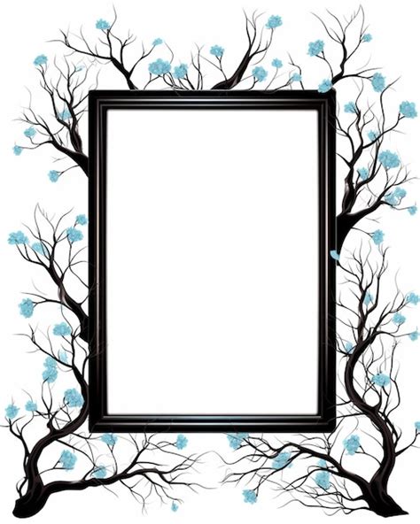 Premium Photo Tree Border Frame Vector Illustration Premium Photo Tree Border Frame Vector Illustration