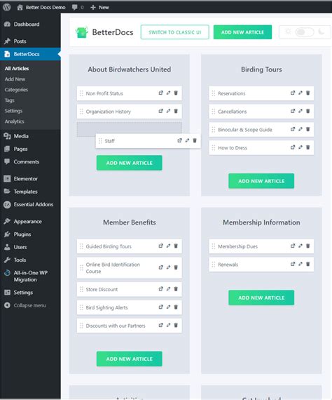 Betterdocs A Knowledge Base For Your Site Webtng