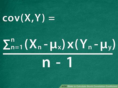 How To Calculate Stock Correlation Coefficient 12 Steps