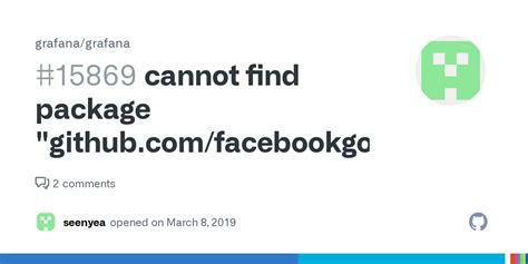 Cannot Find Package Github Facebookgo Inject Issue Grafana Grafana GitHub