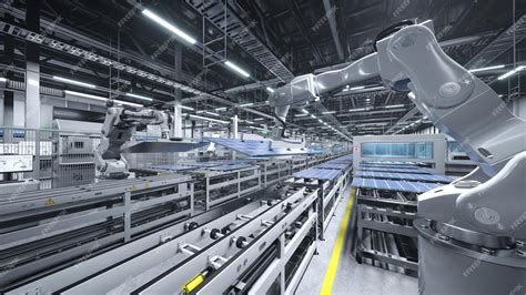 Premium Photo Technologically Advanced Robot Arm In Cutting Edge