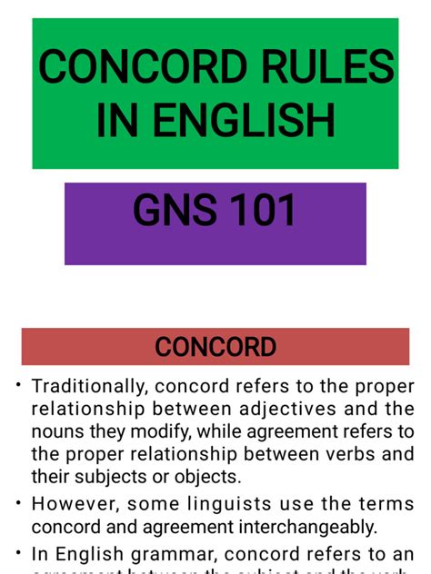 Concord Rules In English Pdf Grammatical Number Plural