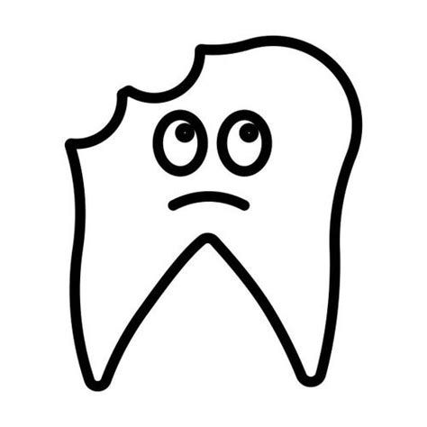 牙齿简笔画大全大图（共18张） 简笔画图片大全