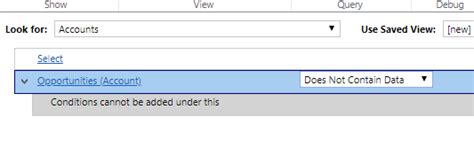 Dynamics New Advanced Find Filter Does Relationship Contain Data The Marks Group