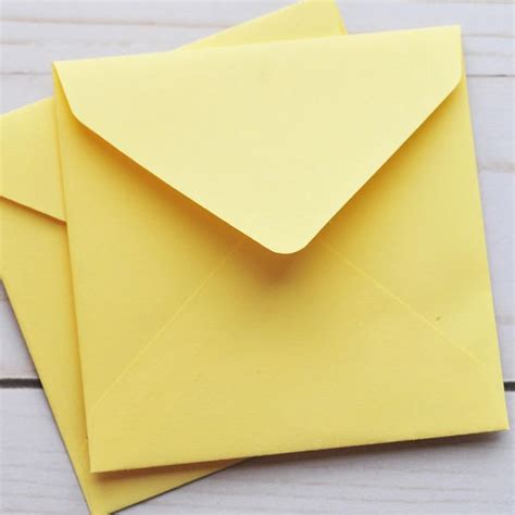 Yellow Envelopes Etsy