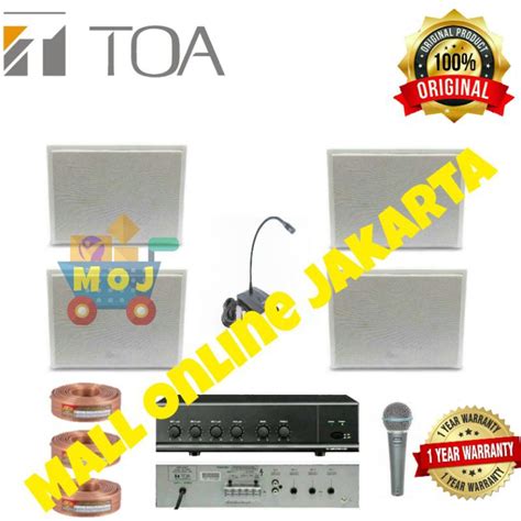 Jual Paket Toa Sound System Ruangan Indoor Original Shopee Indonesia
