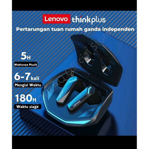Jual Lenovo Thinkplus Gm Pro Gaming Earphone Wireless Bluetooth Tws Earbuds Hd Stereo Low