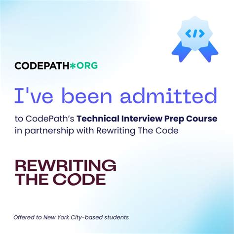 Daniela G On Linkedin Technicalinterviewprep Codepath Rewritingthecode