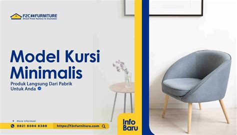 10 Model Kursi Minimalis Terbaik Yang Cocok Untuk Hunian F2c Furniture