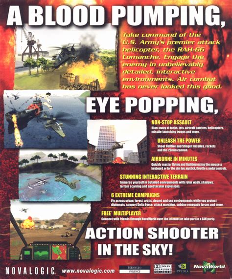 Comanche 4 Cover Or Packaging Material Mobygames