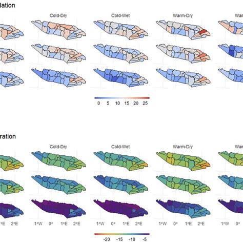 Spatial Distribution Of The Climate Sensitivity Percentage Of Download Scientific Diagram