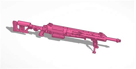 Stl File 118 Call Of Duty Hdr Sniper Rifle・3d Printing Template To